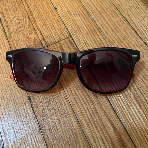 Accessories | Promotional Red And Black Sunglasses | Poshmark